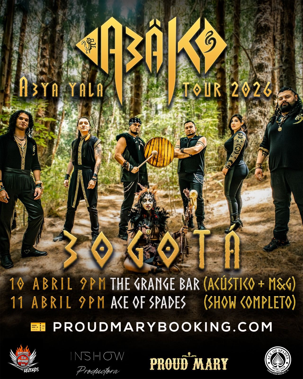 ABAK BOGOTÁ | PROUD MARY BOOKING